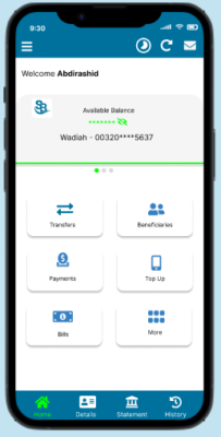 Mobile Banking – Shabelle Bank