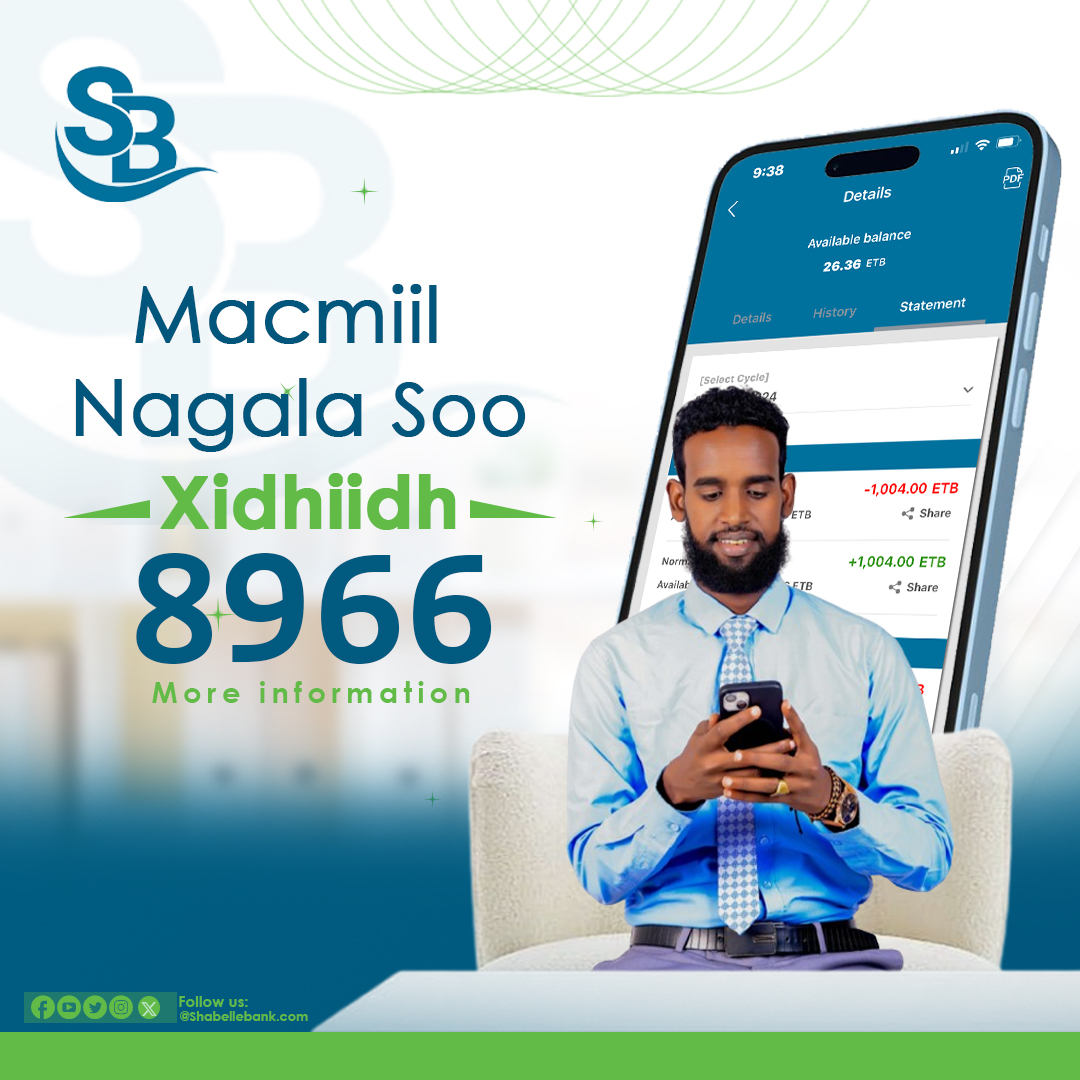 mobile app – Shabelle Bank